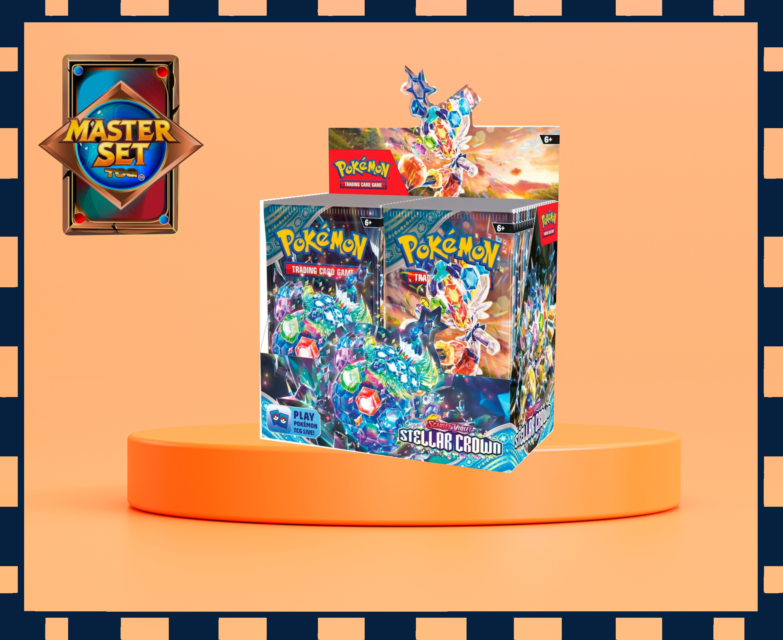 Stellar Crown Booster Box Pokemon Trading Card Game – Master Set TCG LLC